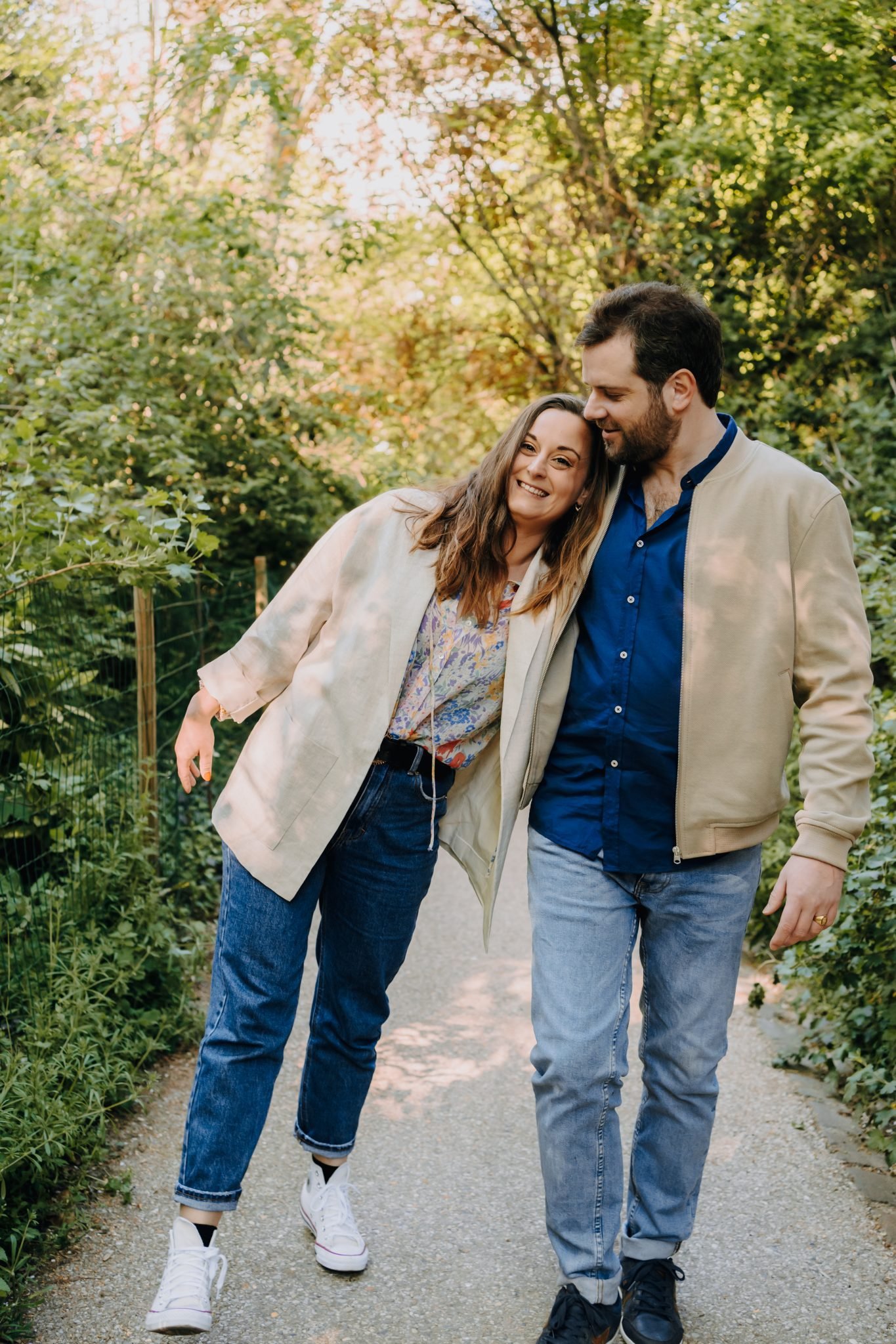 Une séance engagement aux Buttes de Chaumont - JUSTINEHPHOTOGRAPHY
